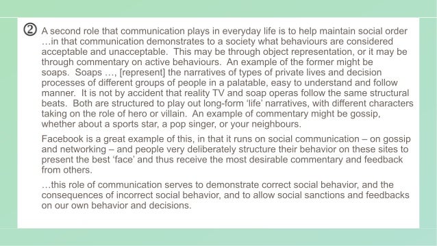Analyzing communication identifying roles played by communication | PPTX