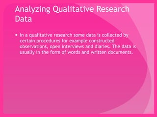Analyzing data | PPT