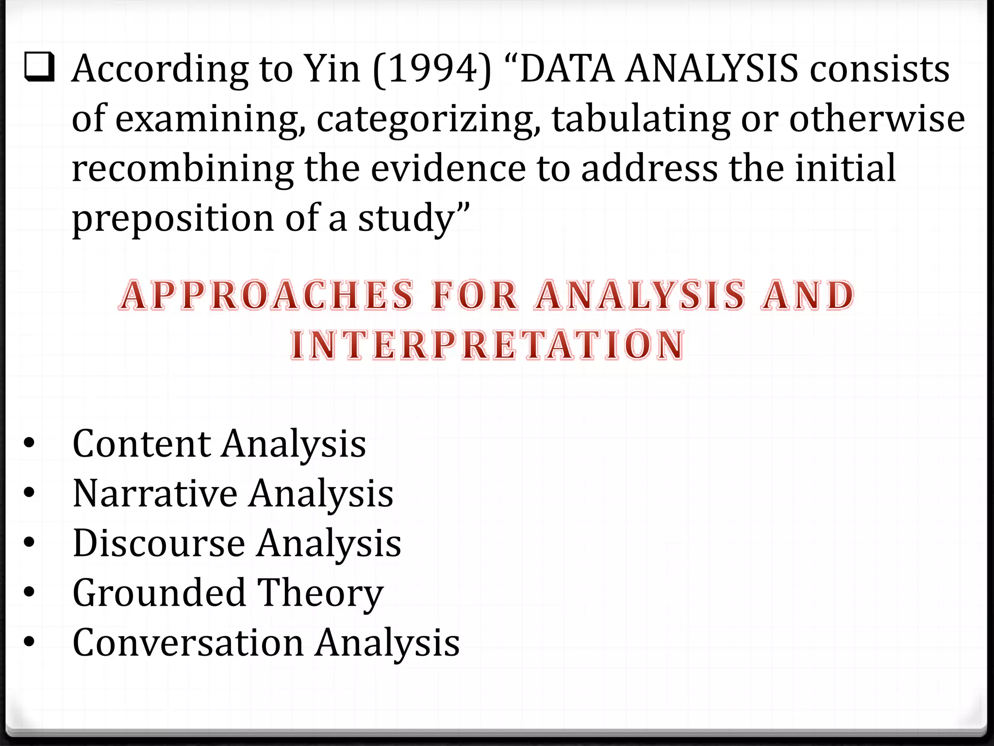 Analyzing data | PPT