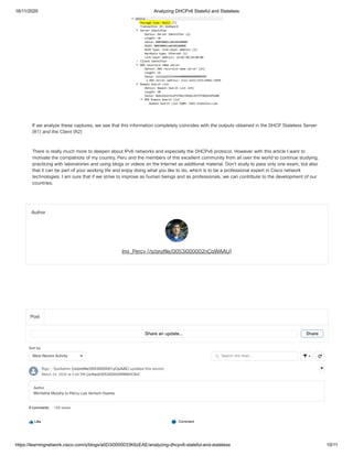 Analyzing dhc pv6 stateful and stateless | PDF