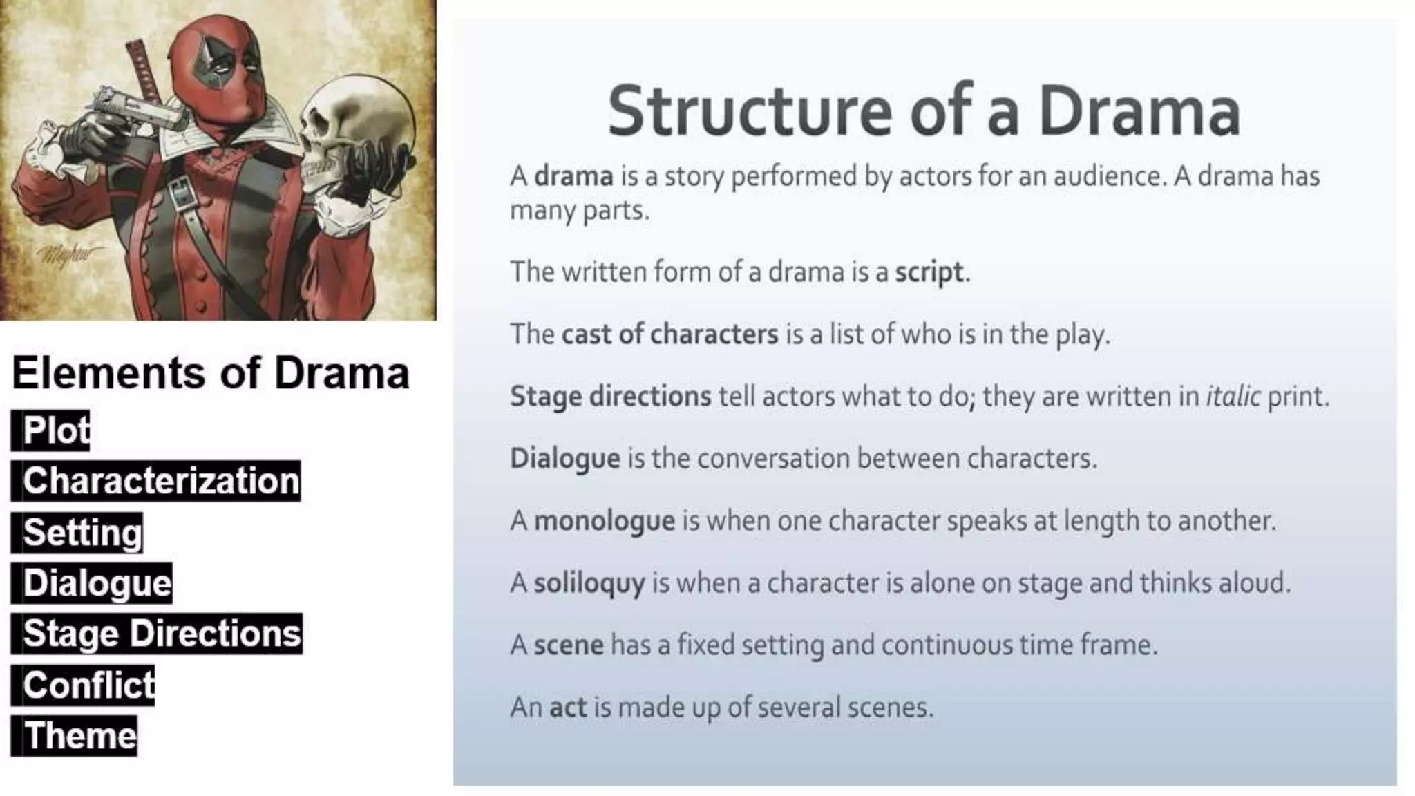 Analyzing drama [mood tone-irony] | PPTX