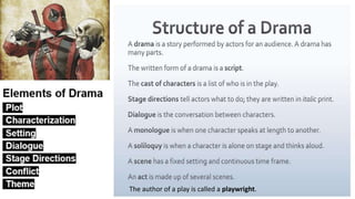 Analyzing drama / Tone and Mood | PPTX