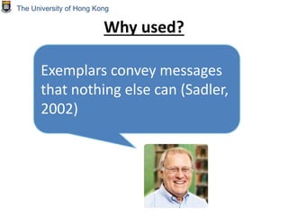 Analyzing exemplars | PPTX