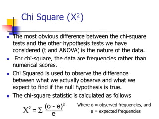 Analyzing experimental research data | PPTX