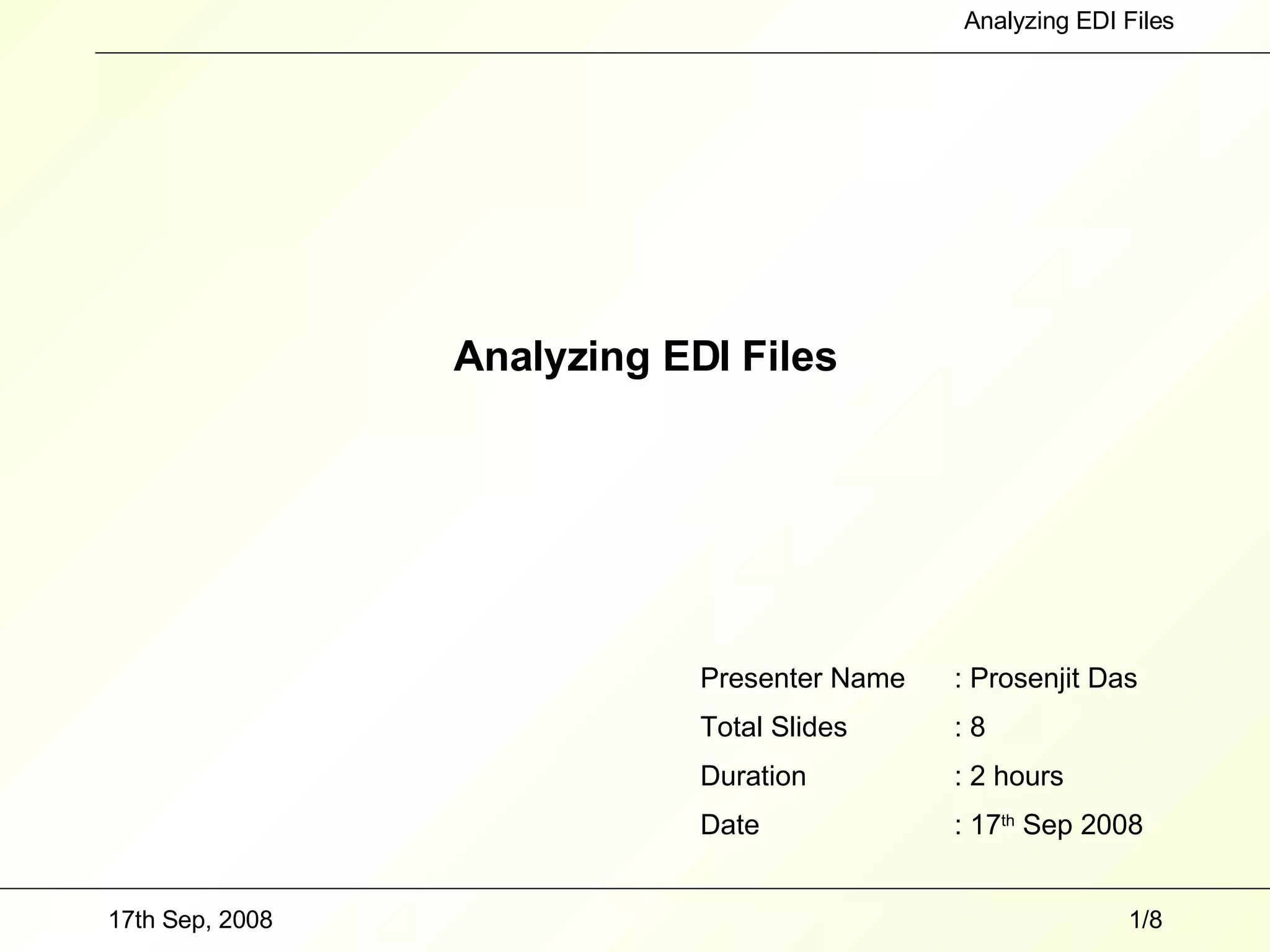 Analyzing Files | PPT