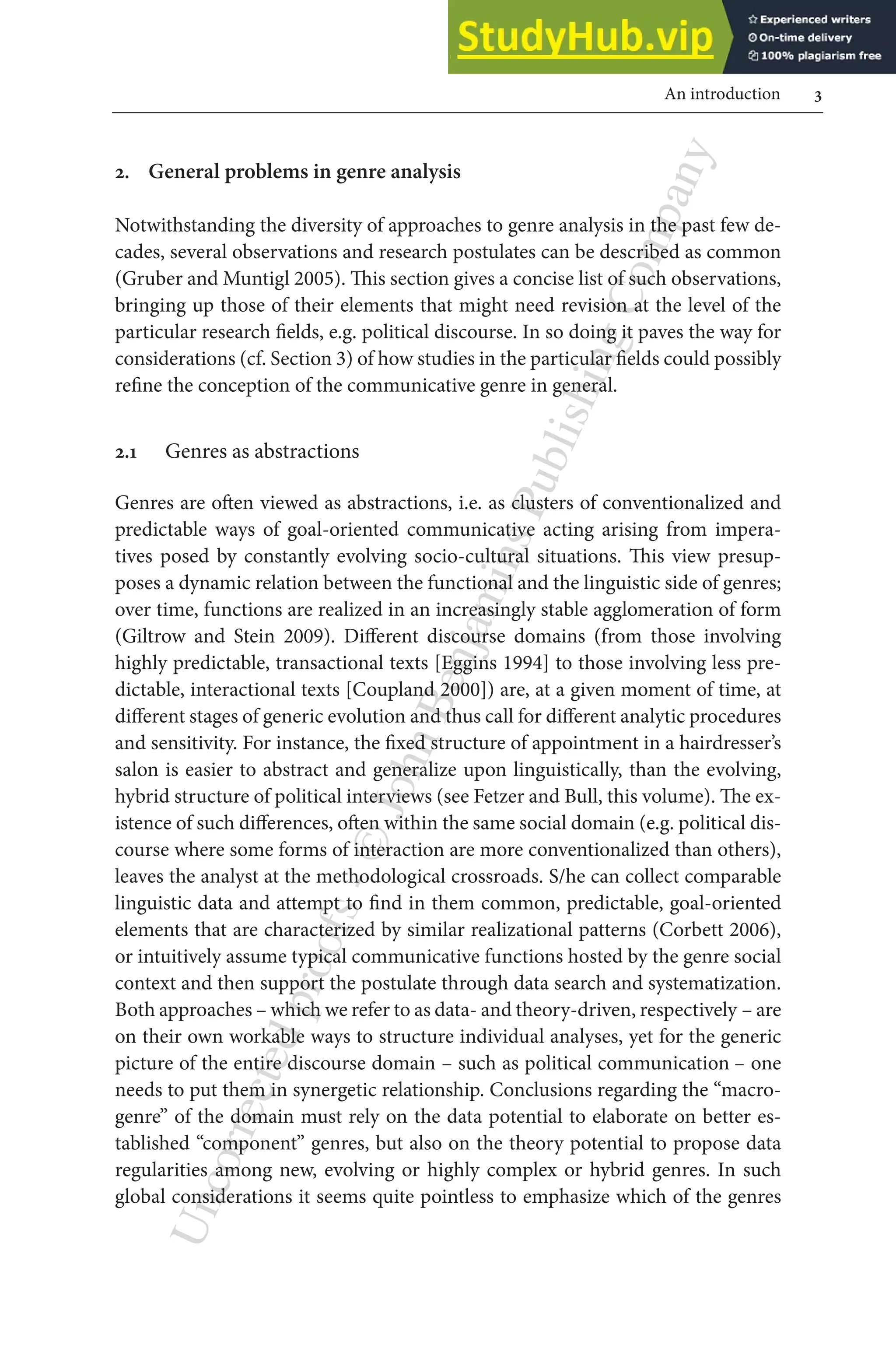 Analyzing Genres In Political Communication An Introduction | PDF