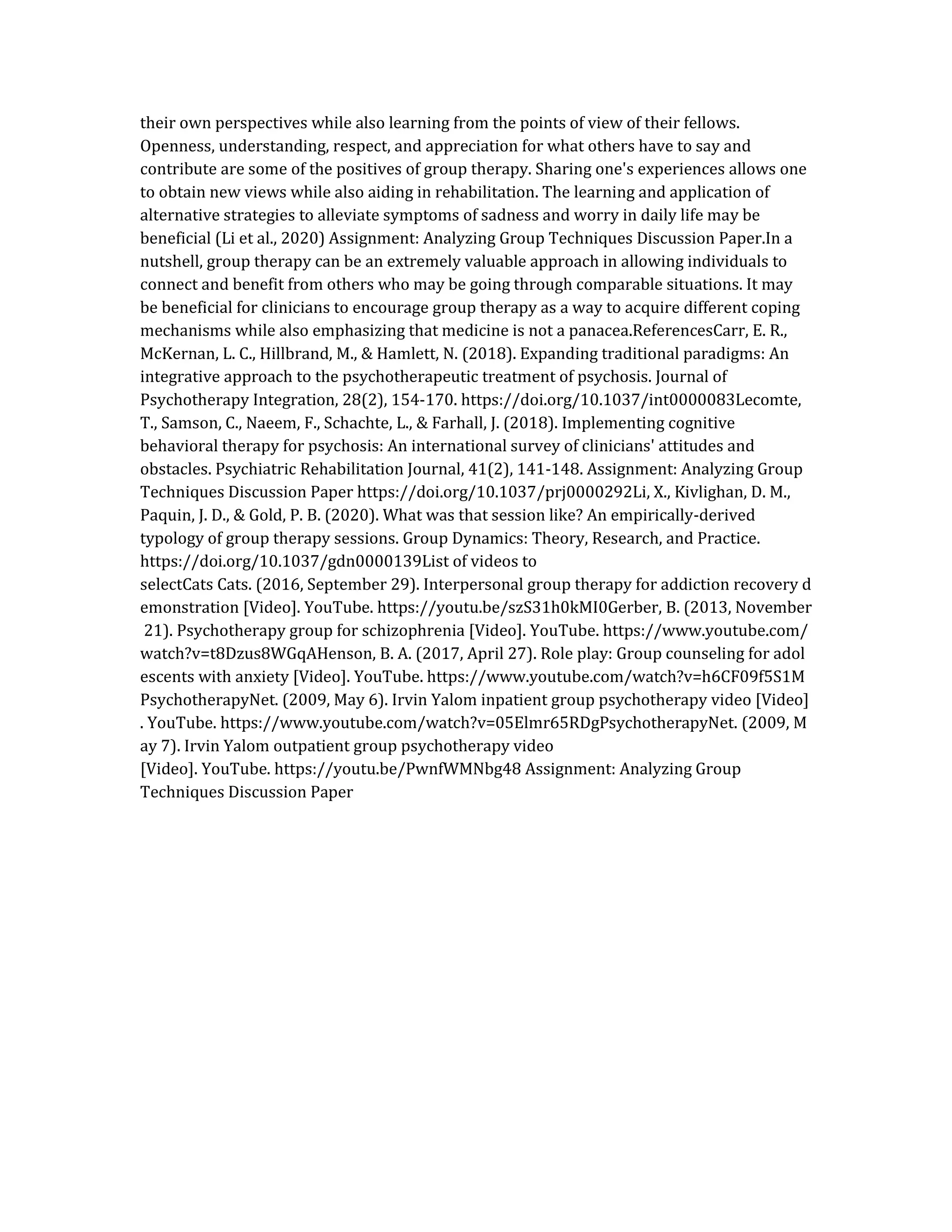 Analyzing Group Techniques Discussion Paper.docx
