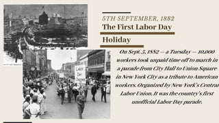 History of Labor Day | PPTX