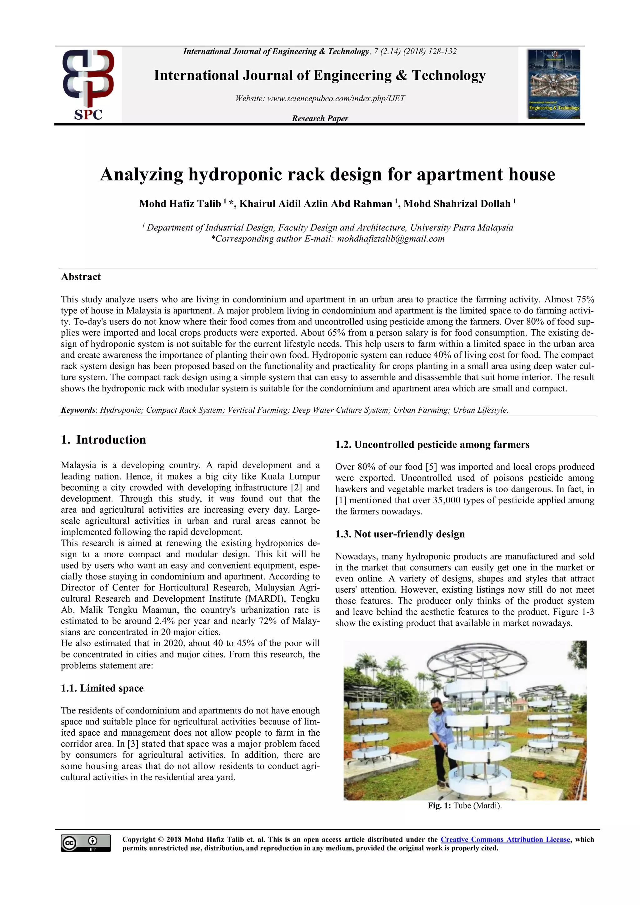 Analyzing hydroponic rack_design_for_apa | PDF