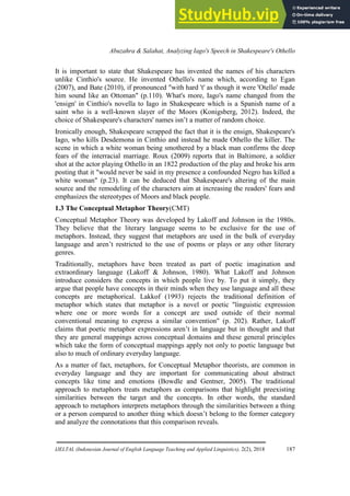 Analyzing Iago S Speech In Shakespeare S Othello | PDF