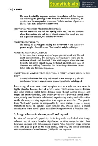 Analyzing Image Schemas In Literature | PDF