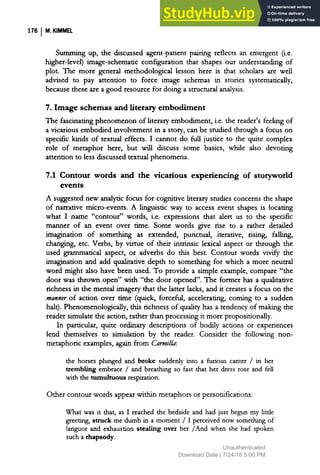 Analyzing Image Schemas In Literature | PDF