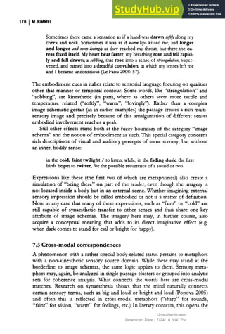 Analyzing Image Schemas In Literature | PDF