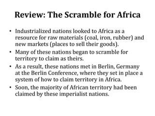 Analyzing imperial motives | PPT