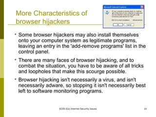 Analyzing internetsecurity | PPT | Browsers | Computer Software and Applications
