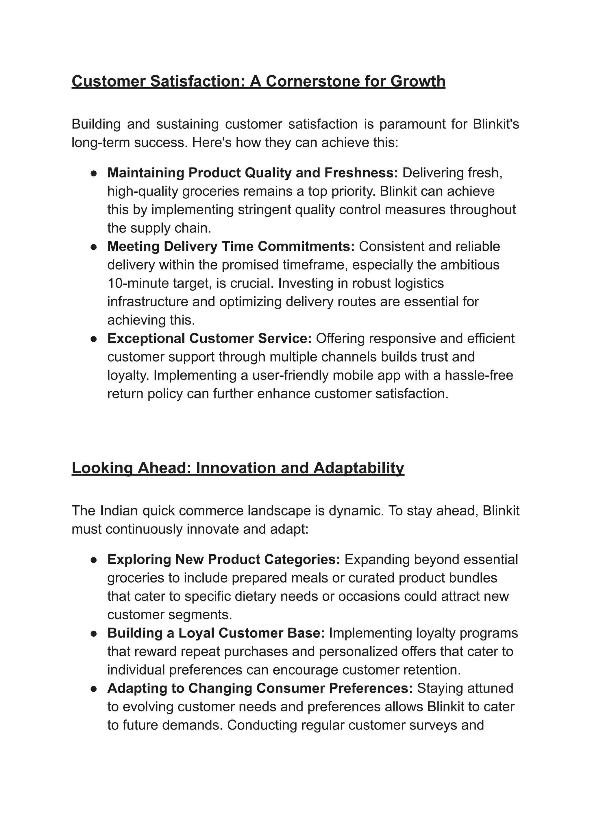 Blikit project, Analyzing Logistics and Distribution Channel of Blinkit” - Google Docs.pdf