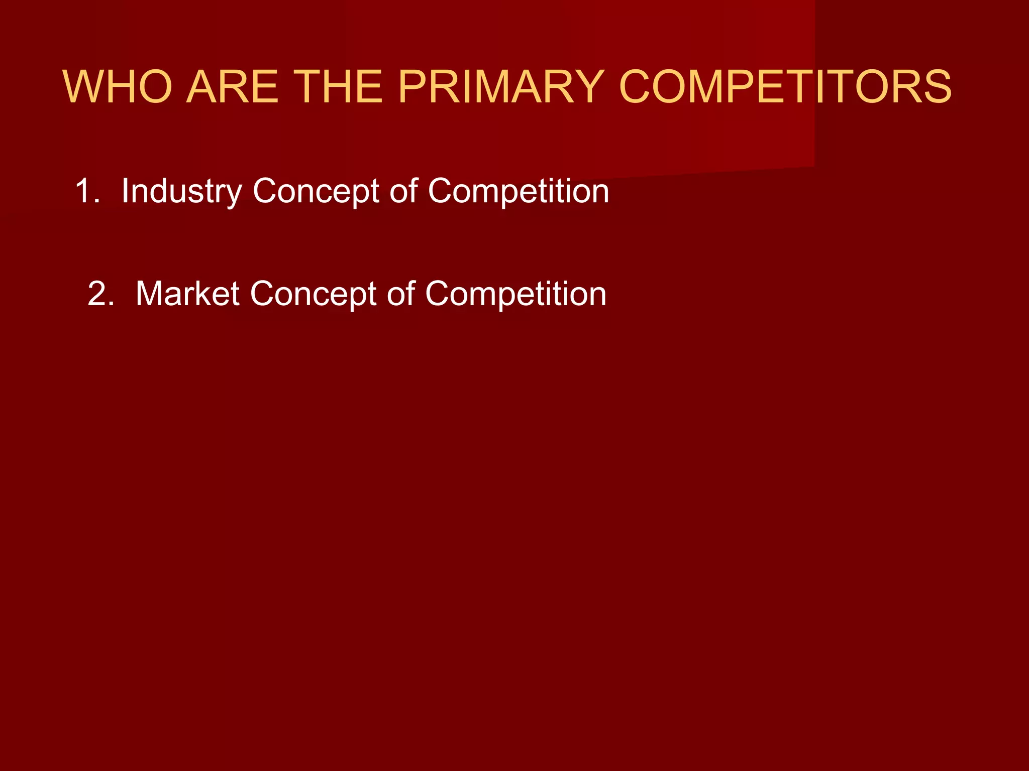 Analyzing marketing opp. dealing with competition | PPT