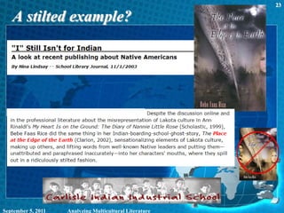 Analyzing multicultural literature | PPT
