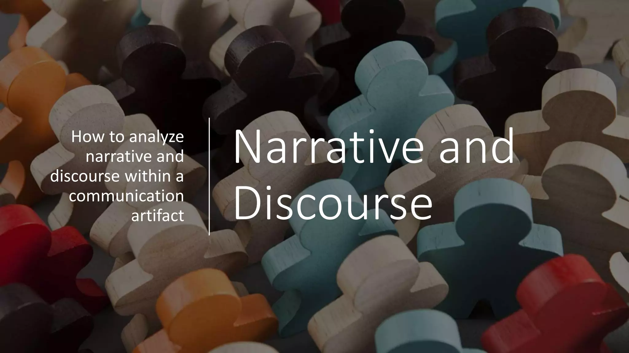 Analyzing narrative and discourse | PPTX