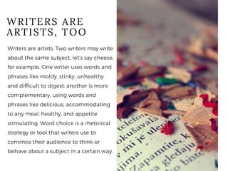 Analyzing nonfiction and rhetoric 1 (rhetorical strategies) | PDF ...