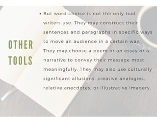 Analyzing nonfiction and rhetoric 1 (rhetorical strategies) | PPT