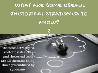 Analyzing nonfiction and rhetoric 1 (rhetorical strategies) | PDF ...