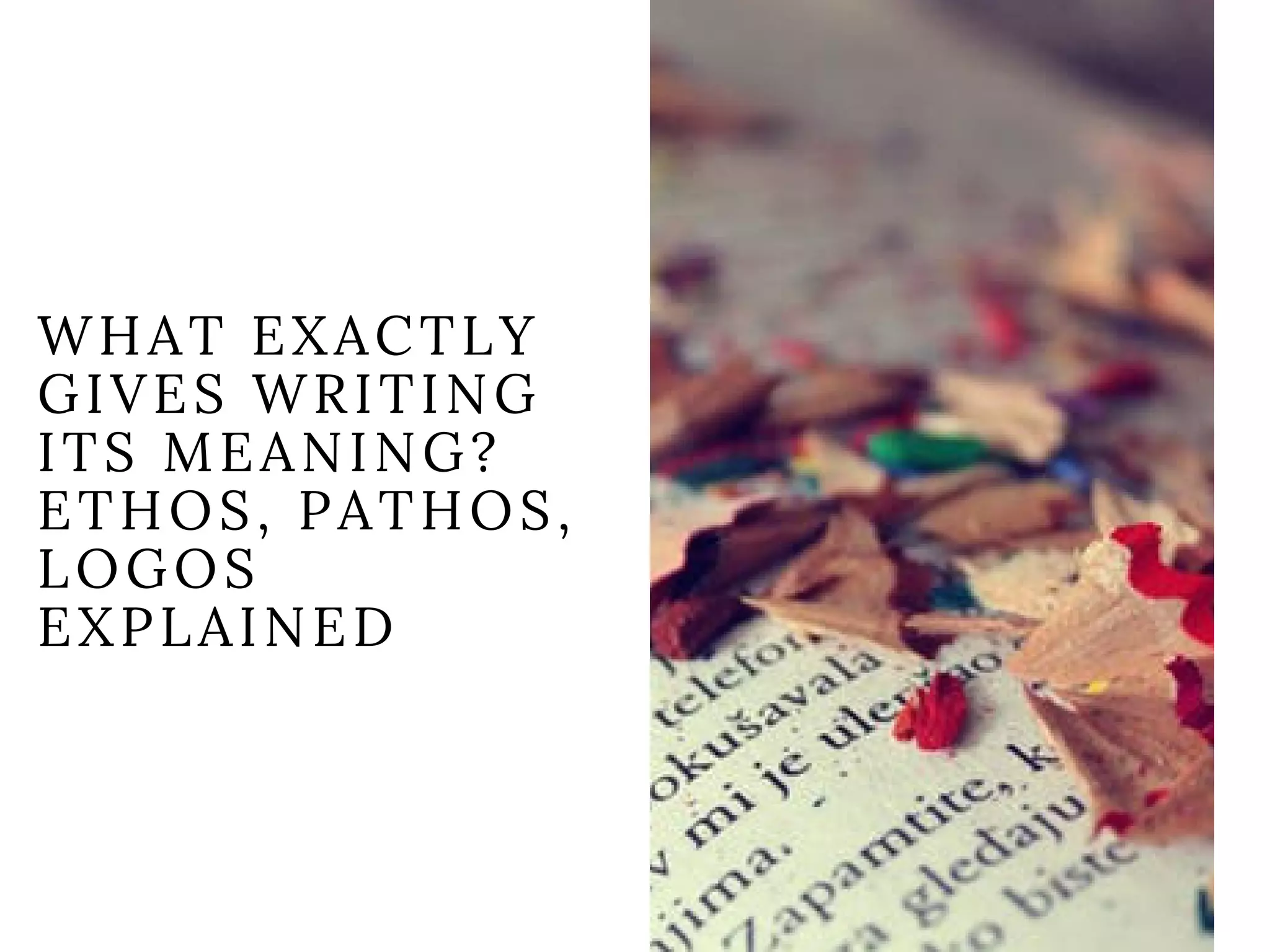 Analyzing nonfiction and rhetoric 2 (ethos, pathos, logos & the ...