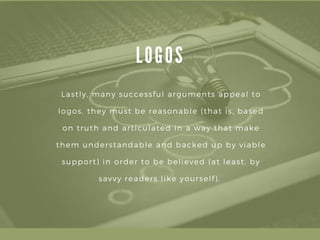 Analyzing nonfiction and rhetoric 2 (ethos, pathos, logos & the ...