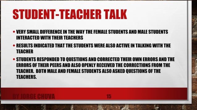 Analyzing Patterns Of Classroom Interaction Ppt