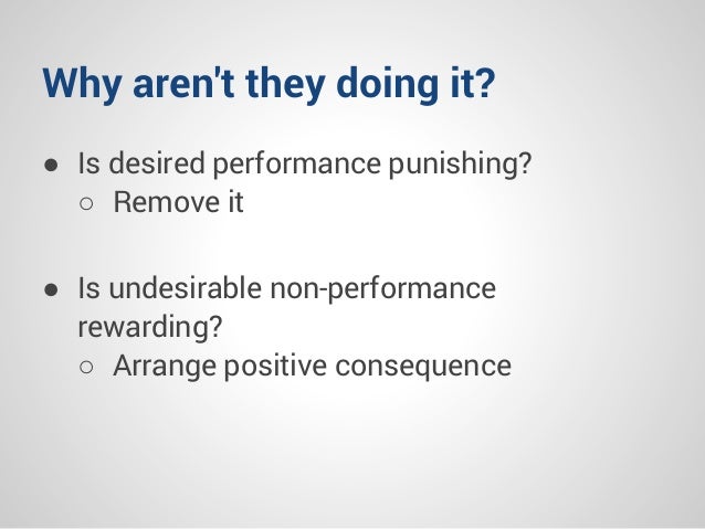 Analyzing Performance Problems
