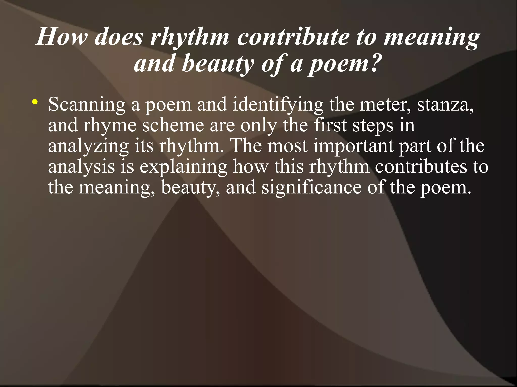 Analyzing poetry presentation | PPT