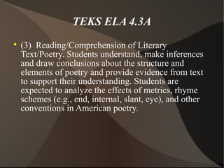 Analyzing poetry presentation | PPT