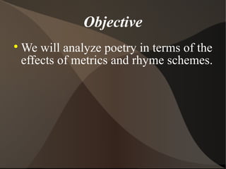 Analyzing poetry presentation | PPT
