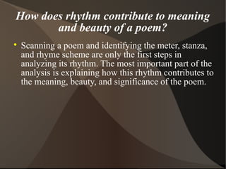 Analyzing poetry presentation | PPT