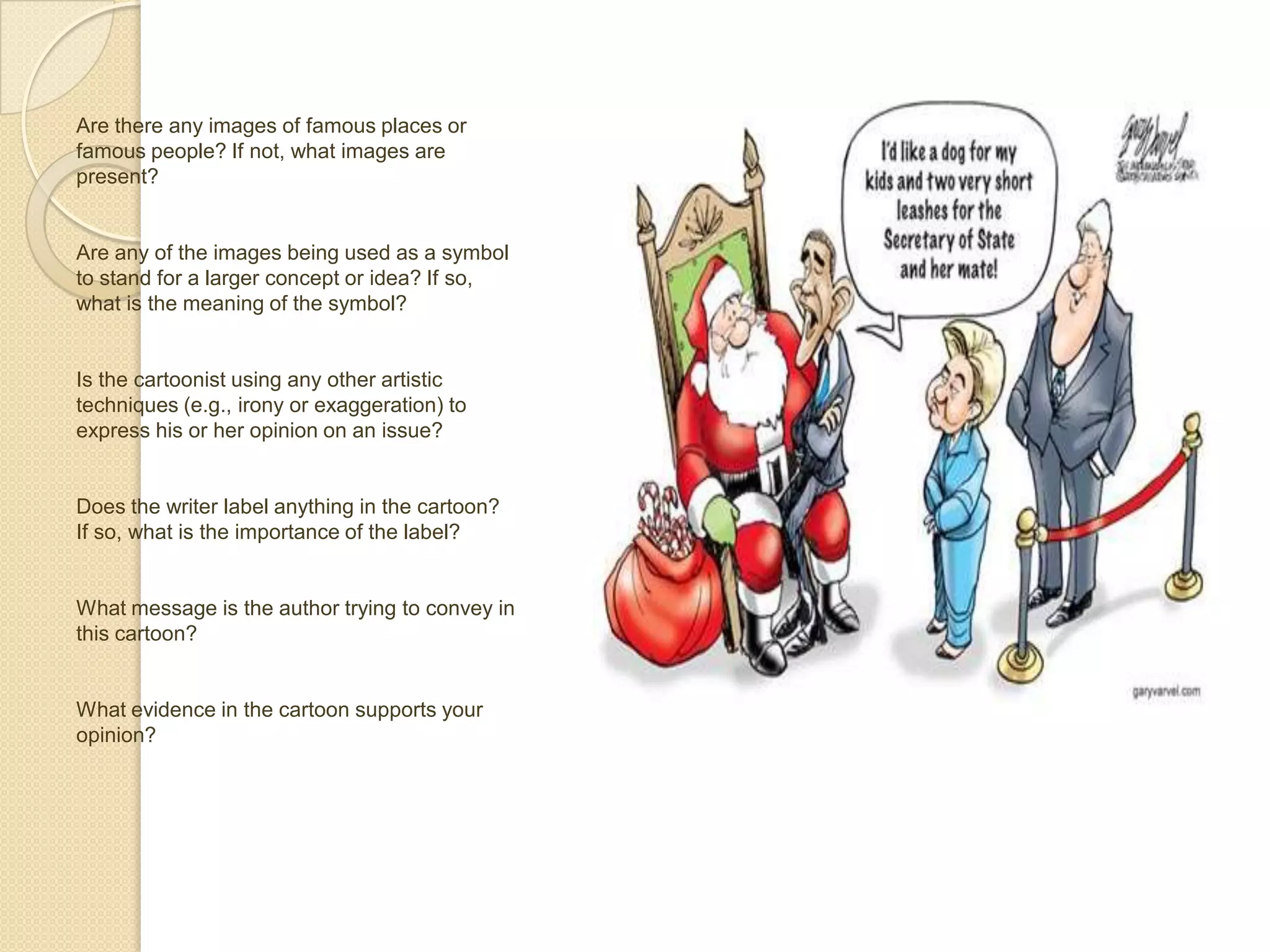 Analyzing political cartoons | PPT