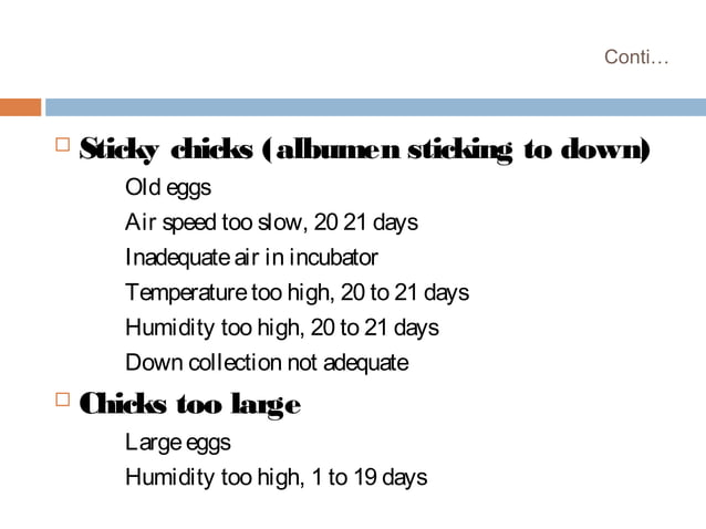 Analyzing poor hatchability | PPT