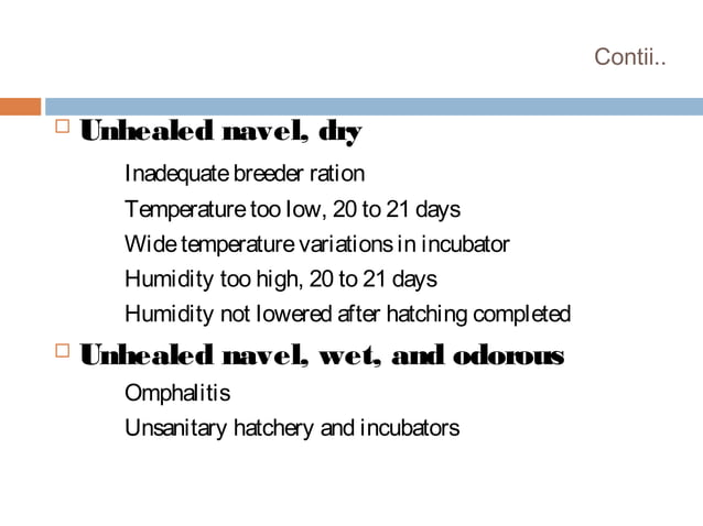 Analyzing poor hatchability | PPT