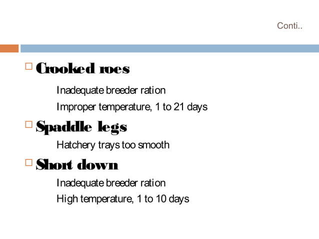 Analyzing poor hatchability | PPT