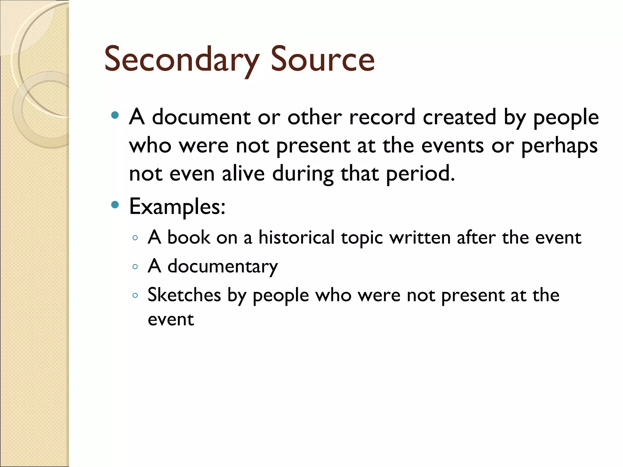 Analyzing primary and secondary sources of slavery | PPT