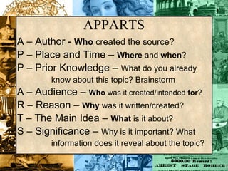 Analyzing Primary Sources Honors | PPT | Hobbies & Interests