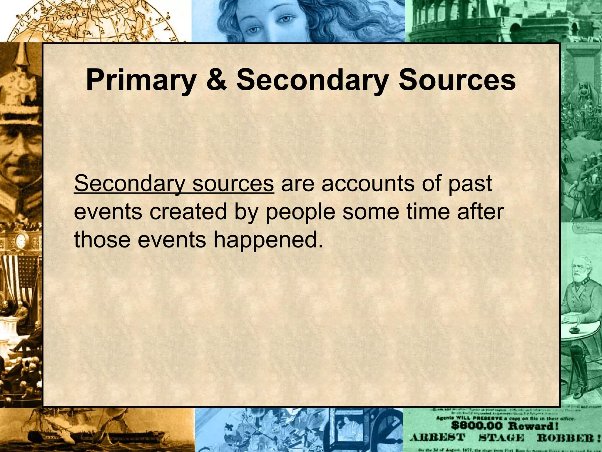 Analyzing primary sources power point | PPT