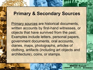 Primary Sources Of History