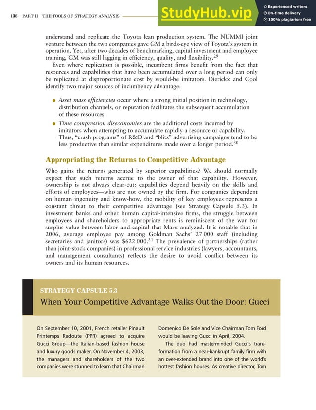 Analyzing Resources And Capabilities | PDF