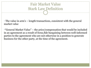Analyzing Risk in Hospital-Physician Transactions | PPT
