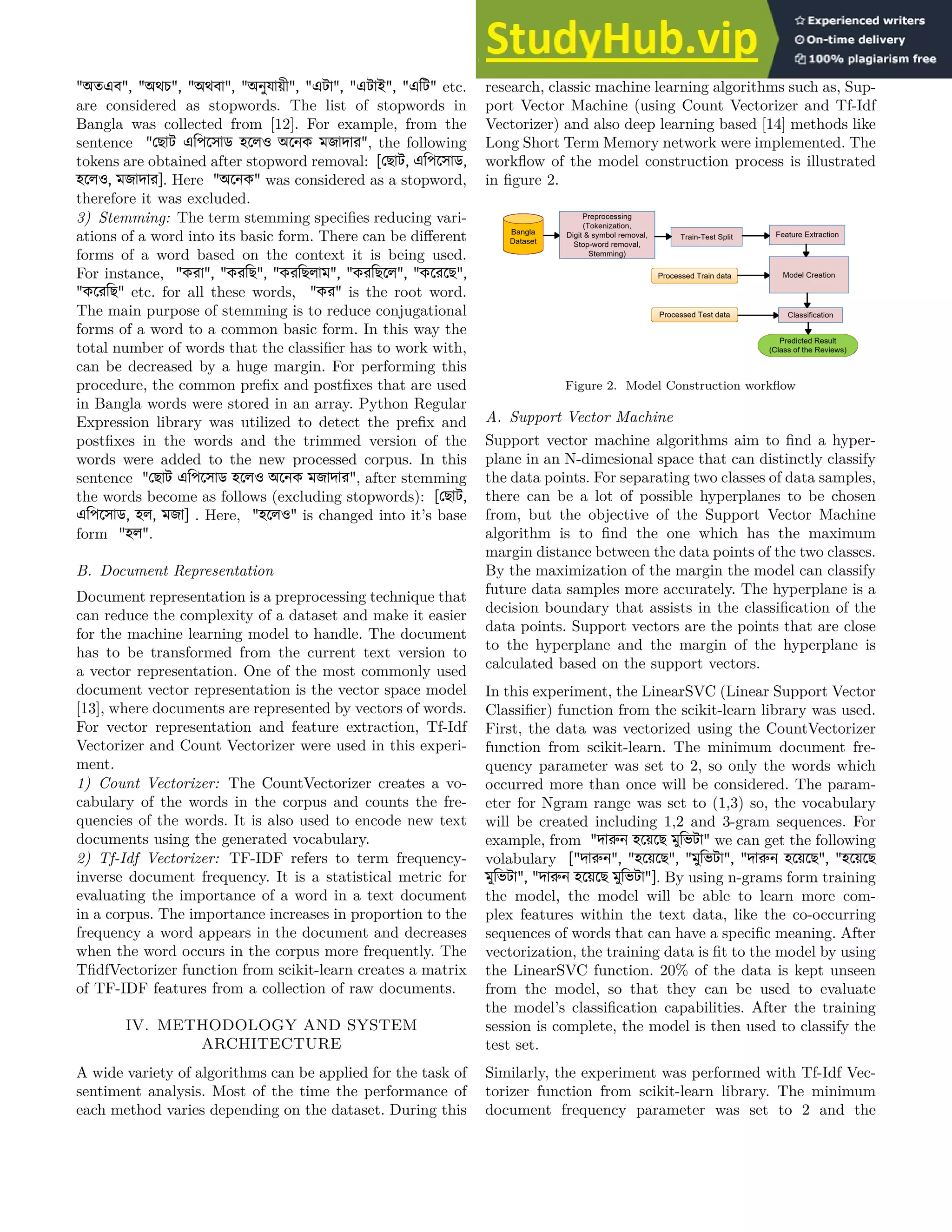 Analyzing Sentiment Of Movie Reviews In Bangla By Applying Machine Learning Techniques | PDF
