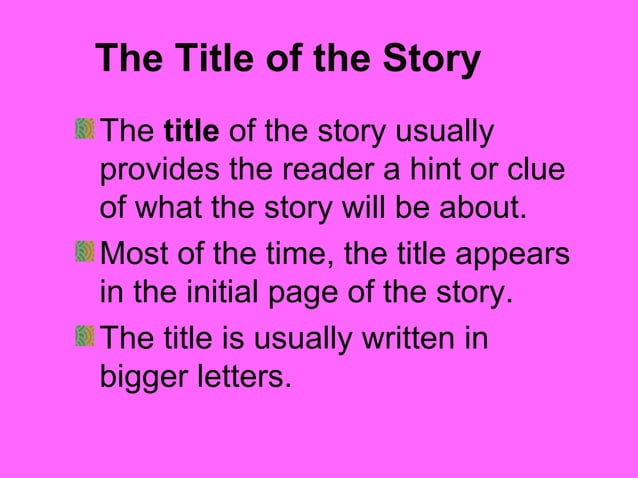 Analyzing Stories | PPT
