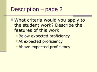 Analyzing student work ppt example vhs analysis of_student_work_samples ...