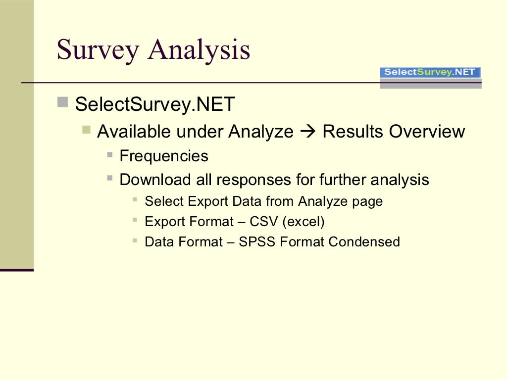 Analyzing Survey Data analyzing-survey-data