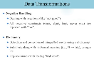 Analyzing Text Preprocessing and Feature Selection Methods for Sentiment Analysis | PPT