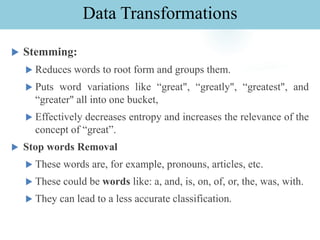 Analyzing Text Preprocessing and Feature Selection Methods for Sentiment Analysis | PPT